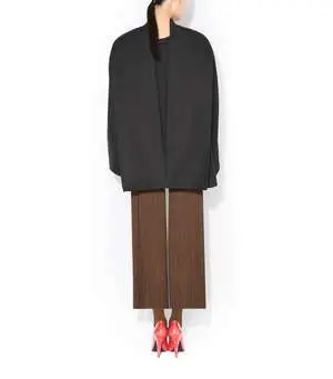 Alaïa Cotton Poplin Reverse Jacket - Black