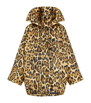 Alaïa Double-layered Twill Coat - Blue