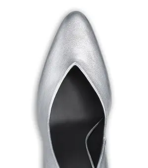 Alaïa Metallic Leather Cone Pumps 90 - Black