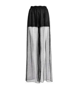 Alaïa Mesh Wide-leg Trousers