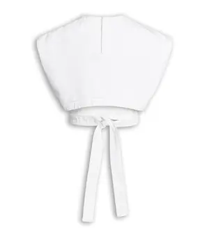 Alaïa Denim Belted Crop Top - White