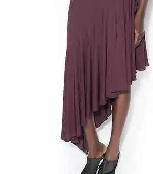 Alaïa Asymmetric Midi Dress - Red