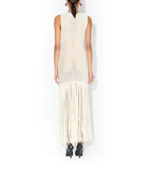 Alaïa Fringed Midi Dress