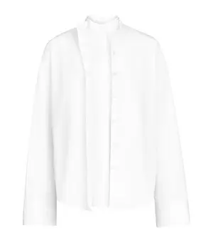Alaïa Cotton Poplin Layered Shirt