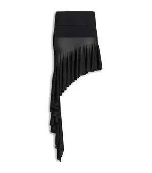Alaïa Asymmetric Pointed Skirt