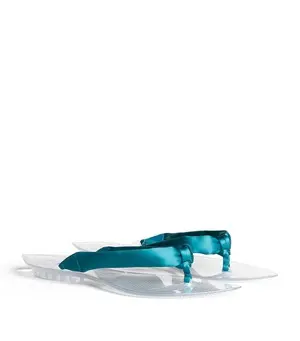 Alaïa Invisible Thong Flip Flops - Blue