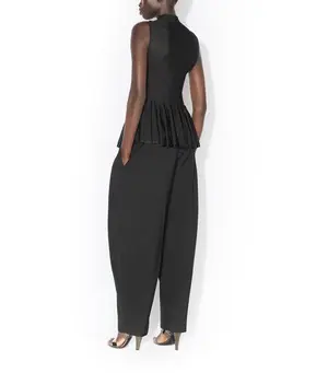 Alaïa Stretch-wool Balloon Trousers - Black
