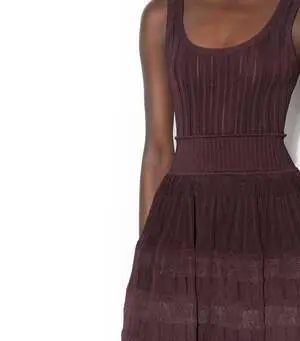 Alaïa Crinoline Mini Dress - Red