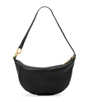 ALLSAINTS Micro Leather Luna Shoulder Bag - Black