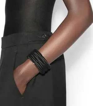 Alaïa Braided Cuff Bracelet - Purple