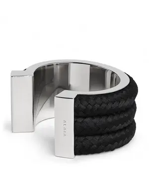 Alaïa Braided Cuff Bracelet - Purple