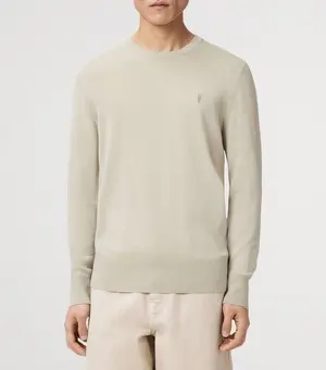 ALLSAINTS Mode Ramskull Merino Wool Sweater