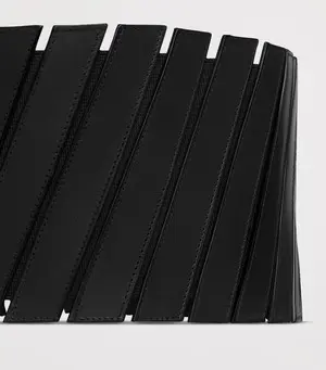 Alaïa Leather Corset Belt - Black