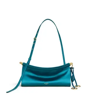 Alaïa Small Satin Le Click East West Shoulder Bag