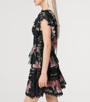 ALLSAINTS Floral Canto Top