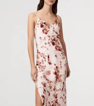 ALLSAINTS Silk-blend Melody Slip Dress