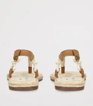Manebí Rope Flat Sandals - Beige