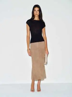 REFORMATION Rhiannon Sweater Top - Black