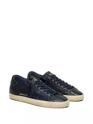 GOLDEN GOOSE Super-star Leather Sneakers - Blue