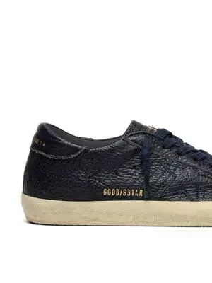 GOLDEN GOOSE Super-star Leather Sneakers - Blue