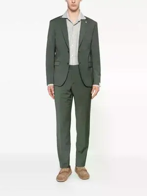 MANUEL RITZ Buttoned Suit - Green
