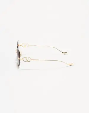 Valentino Garavani Geometric Metal Eyewear