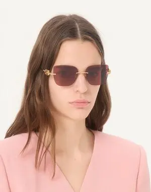 Valentino Garavani Geometric Metal Eyewear