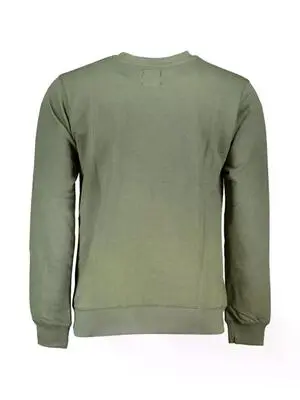 GIAN MARCO VENTURI VINTAGE Logo-patch Crew-neck Sweater