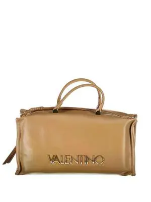 MARIO VALENTINO Logo Lettering Tote - Neutrals