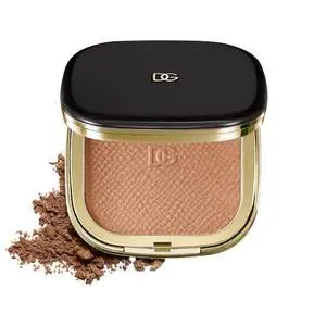 Dolce & Gabbana Dolce & Gabbana Face & Eyes Match Long-lasting Natural Powder Bronzer With Italian Grape 02 Light Medium
