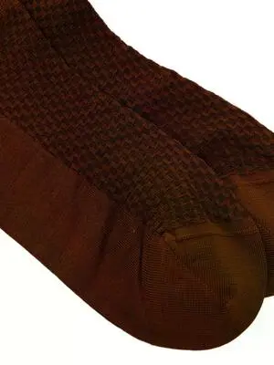 Zegna Sleek Socks - Brown