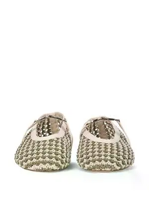 Gcds Woven Ballet Flats - Neutrals