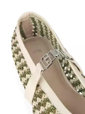 Gcds Woven Ballet Flats - Neutrals