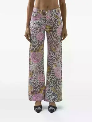Gcds Floral-print Trousers
