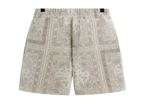 Kith Striped Interlock Curtis Short - Canvas