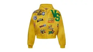 VALE FOREVER Doodle Zip-up Top
