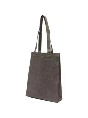 A.p.c. Lou Logo Tote Bag - Brown