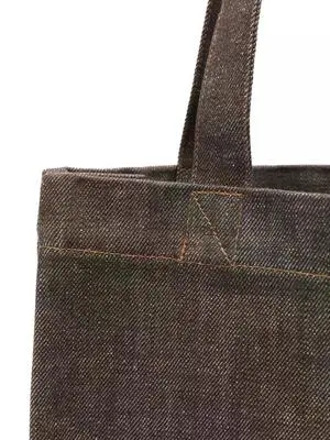 A.p.c. Lou Logo Tote Bag - Brown