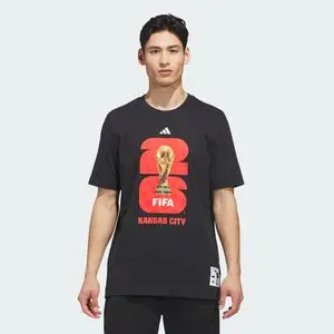 Adidas Fifa World Cup 26™ Host City Kansas City Graphic T-shirt - Black