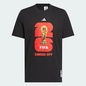 Adidas Fifa World Cup 26™ Host City Kansas City Graphic T-shirt - Black