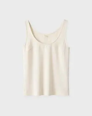 WAKAKUU Chez Sleeveless Top - Offwhite
