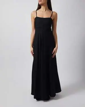 WAKAKUU Amalfi Maxi Dress - Black