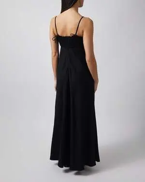 WAKAKUU Amalfi Maxi Dress - Black