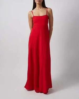 WAKAKUU Amalfi Maxi Dress - Red
