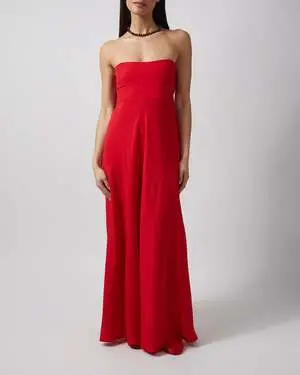 WAKAKUU Amalfi Maxi Dress - Red