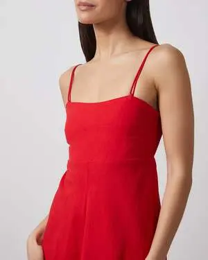 WAKAKUU Amalfi Maxi Dress - Red