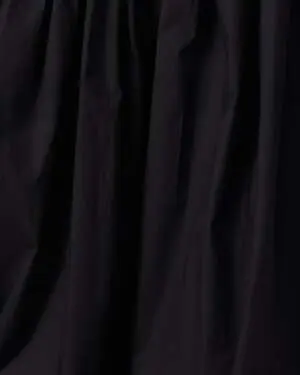 WAKAKUU Gathered Midi Skirt - Black