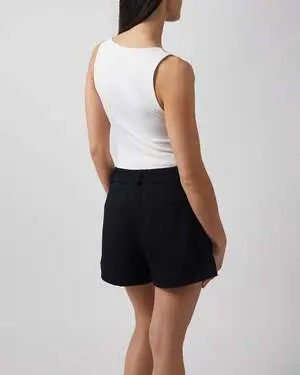 WAKAKUU Tailored Pleated Shorts - Black