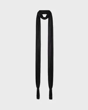 WAKAKUU Leyre Slip Dress With Tasseled Scarf