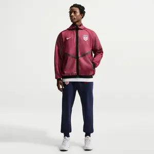 Nike Usmnt Dri-fit Soccer Anthem Jacket - Red